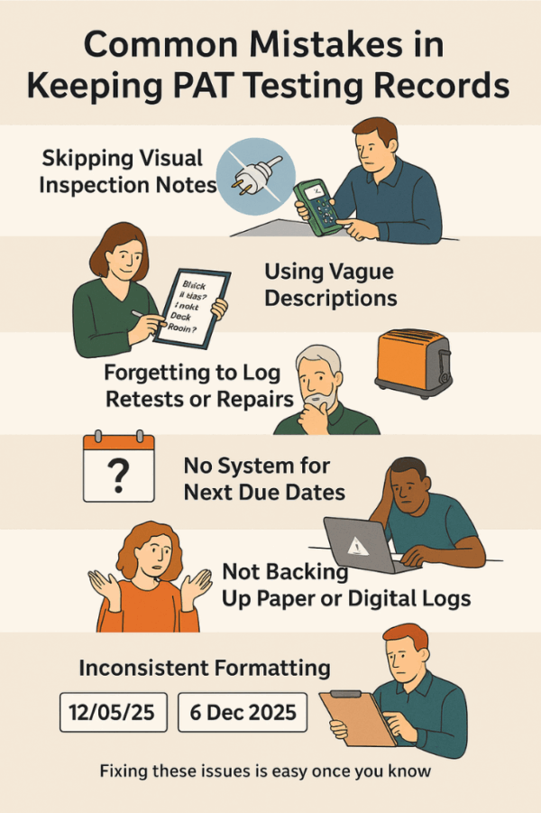 how to keep accurate PAT testing records - Easy Step with Checklist